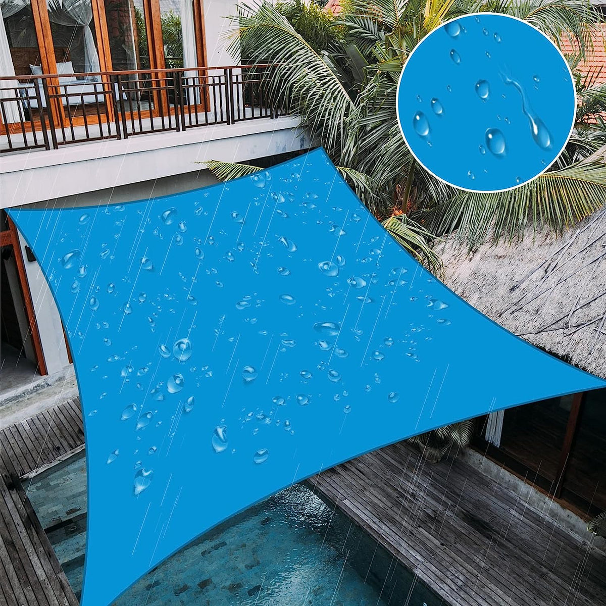 Waterproof Rectangle Shade Sail – SUNNY GUARD